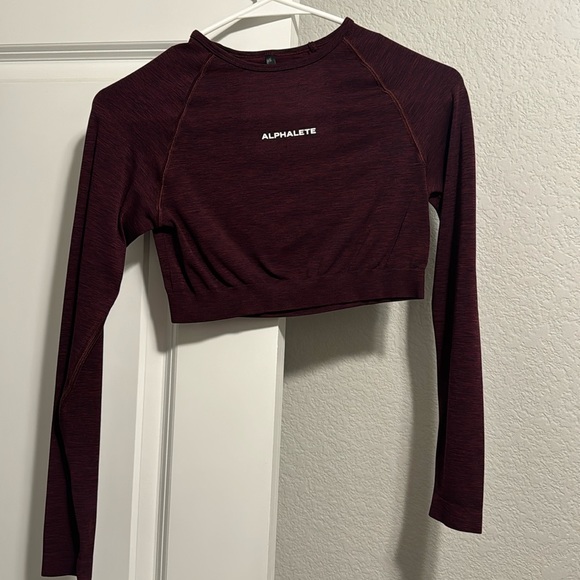 Alphalete | Tops | Alphalete Amplify Crop Long Sleeve | Poshmark